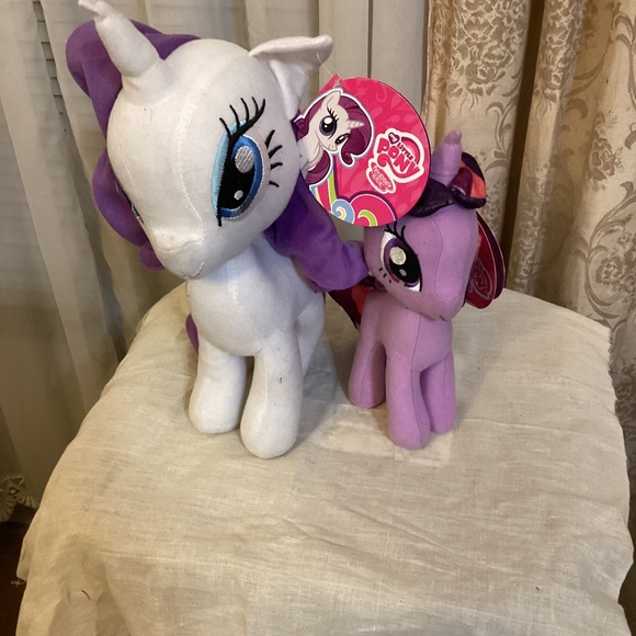 Hasbro | Accents | Set Of 2 My Little Pony Plushies With Tags | Poshmark